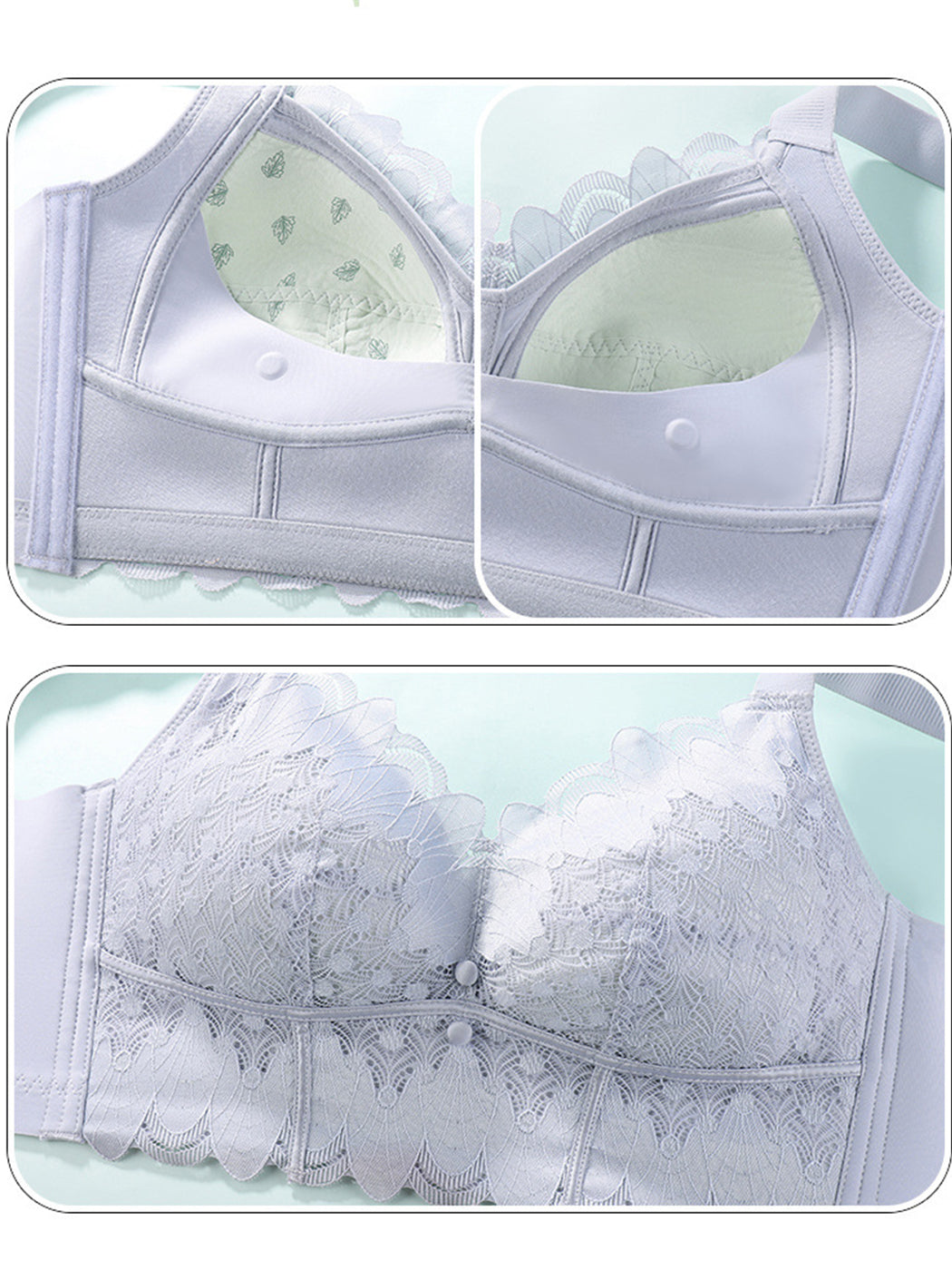 Full Coverage Lace Support Bra ｜Luna's Wish