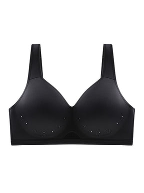 Breathable Hollow-Cup Smooth U-Back Bra with Wide Straps ｜ Luna's Wish