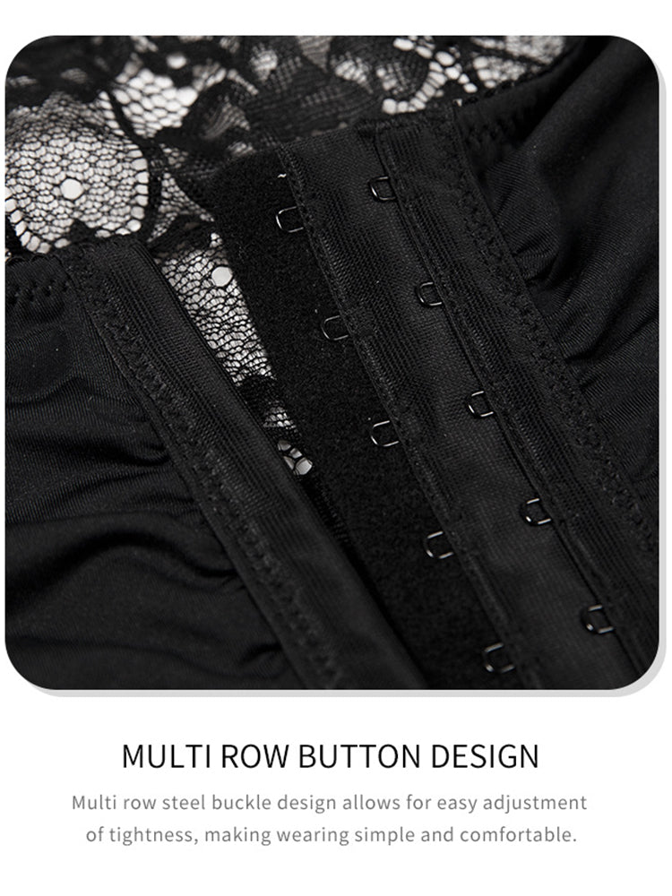 Plus Size Full Coverage Side Support Front Closure Bra ｜ Luna's Wish