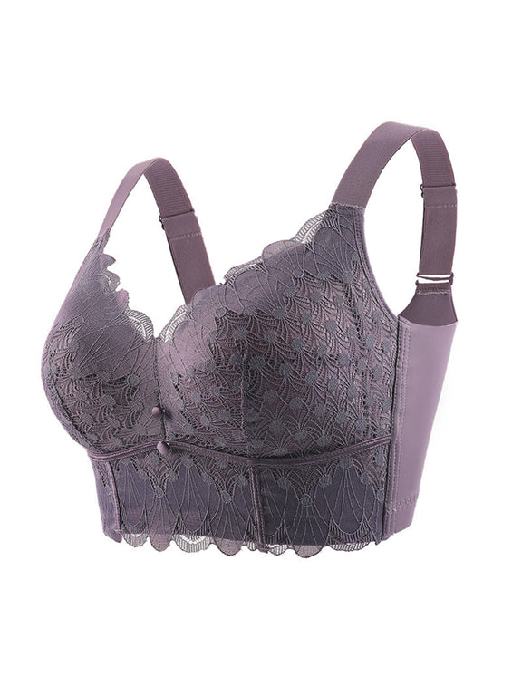 Full Coverage Lace Support Bra ｜Luna's Wish