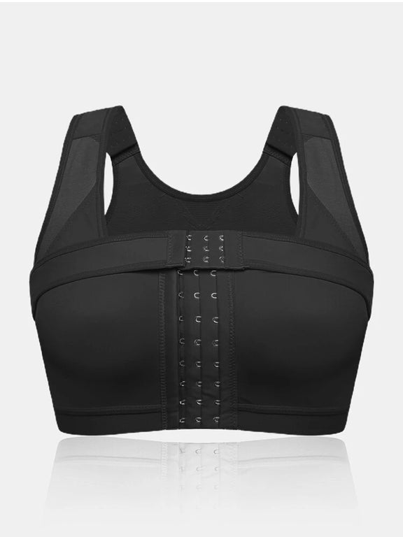 Women’s Front Closure Bra Posture Corrector Shaper with Breast Support ...