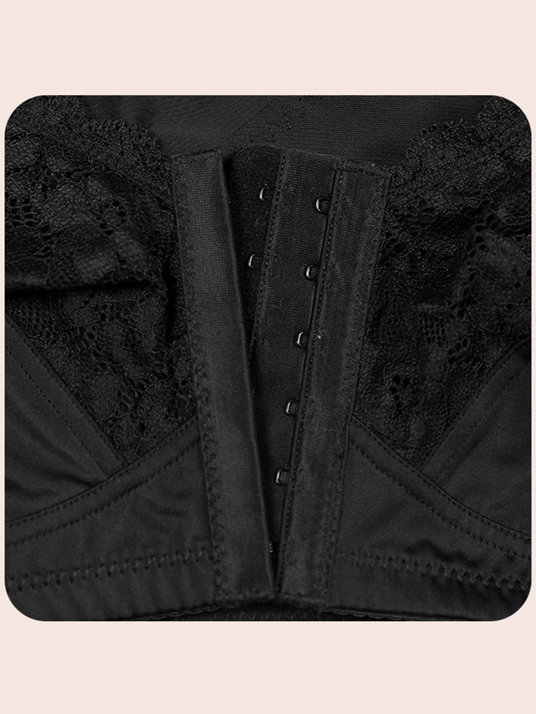 Lace Floral Wireless Magic Lift Front Closure Bras | Luna's Wish