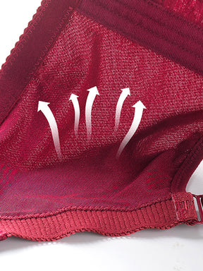 Thin Embroidery Minimizer Bra | Luna's Wish