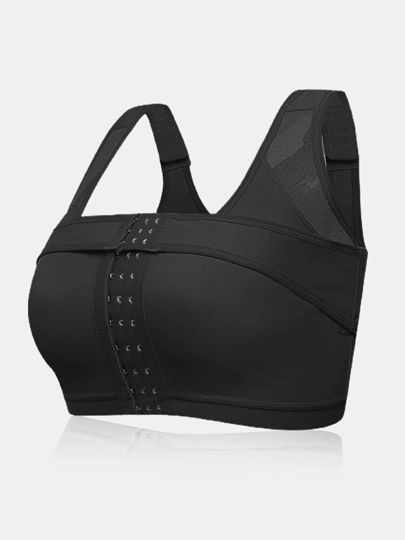 Women’s Front Closure Bra Posture Corrector Shaper with Breast Support ...