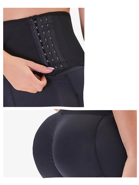 Padded Hip And Butt Lifter Waist Trainer Tummy Control Shorts | Luna's Wish