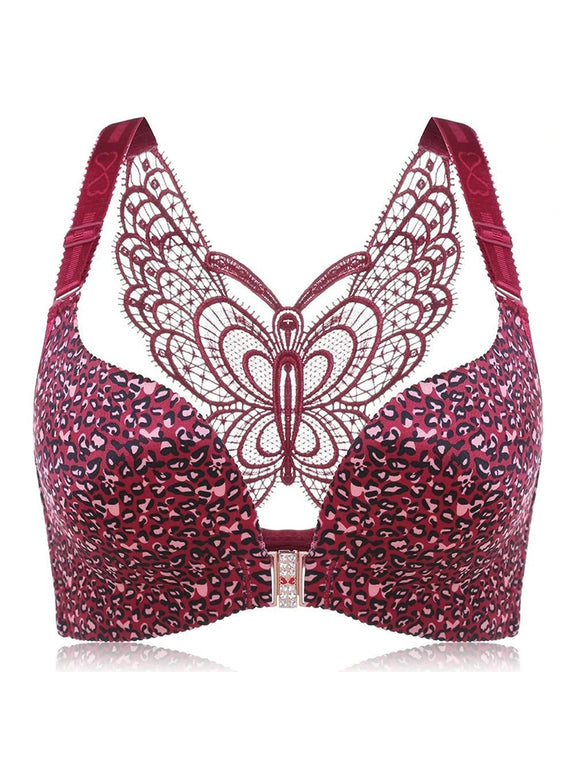 Front Closure Butterfly Back Bra | Luna's Wish
