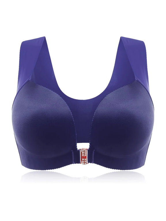 Front Closure T-shirt Wireless Bras | Luna's Wish