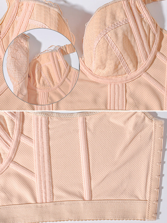 Longline Comfort Support Wire-free Push Up Bra | Luna's Wish