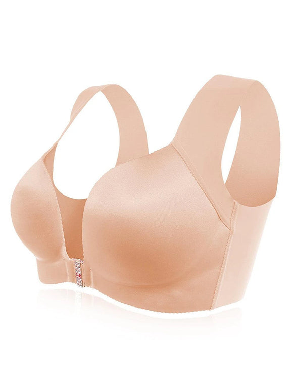 Front Closure T-shirt Wireless Bras | Luna's Wish